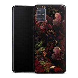 DeinDesign Galaxy A51 Handy Hard Case Schutzh&uuml;lle schwarz Smartphone Backcover Flowers Meadow Utart Hard Case