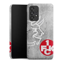 DeinDesign Galaxy A33 5G Handy Premium Case Smartphone Handyh&uuml;lle Schutzh&uuml;lle gl&auml;nzend Devil 1. Fc Kaiserslautern 1. Fck Premium Case