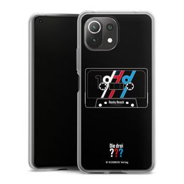 DeinDesign Xiaomi Mi 11 Lite 5G NE Handy Silikon H&uuml;lle Case transparent Handyh&uuml;lle Official Licensed Product Die Drei ??? Cassette Silikon Case