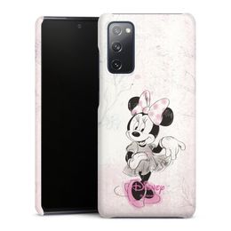 DeinDesign Galaxy S20 FE Handy Premium Case Smartphone Handyh&uuml;lle Schutzh&uuml;lle gl&auml;nzend Vintage Minnie Mouse Disney Premium Case