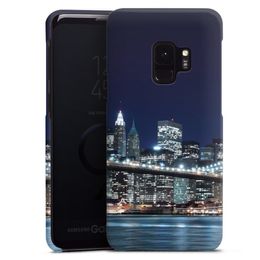 DeinDesign Galaxy S9 Handy Premium Case Smartphone Handyh&uuml;lle Schutzh&uuml;lle matt Usa Brooklyn Bridge New York Premium Case