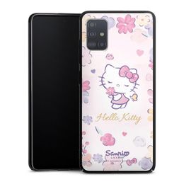 DeinDesign Galaxy A51 Handy Hard Case Schutzh&uuml;lle schwarz Smartphone Backcover Water Colour Hello Kitty Merchandise Hard Case
