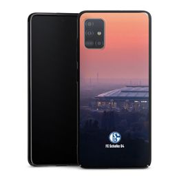 DeinDesign Galaxy A51 Handy Hard Case Schutzh&uuml;lle schwarz Smartphone Backcover Fc Schalke 04 Official Licensed Product Stadium Hard Case