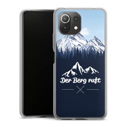DeinDesign Xiaomi Mi 11 Lite 5G NE Handy Silikon H&uuml;lle Case transparent Handyh&uuml;lle Wanderlust Sky Mountain Silikon Case