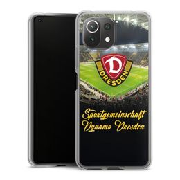 DeinDesign Xiaomi Mi 11 Lite 5G NE Handy Silikon H&uuml;lle Case transparent Handyh&uuml;lle Sg Dynamo Dresden Sgd Official Licensed Product Silikon Case