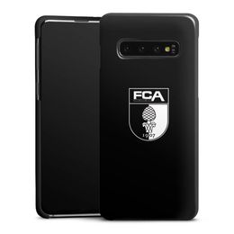 DeinDesign Galaxy S10 Handy Premium Case Smartphone Handyh&uuml;lle Schutzh&uuml;lle gl&auml;nzend Logo Official Licensed Product Fc Augsburg Premium Case