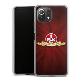 DeinDesign Xiaomi Mi 11 Lite 5G NE Handy Silikon H&uuml;lle Case transparent Handyh&uuml;lle Logo Official Licensed Product 1. Fc Kaiserslautern Silikon Case