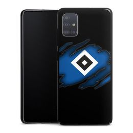 DeinDesign Galaxy A51 Handy Hard Case Schutzh&uuml;lle schwarz Smartphone Backcover Official Licensed Product Hsv Hamburger Sv Hard Case