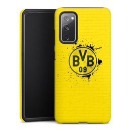 DeinDesign Galaxy S20 FE Handy Panzer Handyh&uuml;lle robuste Outdoor H&uuml;lle Schutzh&uuml;lle matt Borussia Dortmund Official Licensed Product Bvb Tough Case