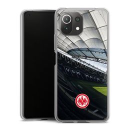 DeinDesign Xiaomi Mi 11 Lite 5G NE Handy Silikon H&uuml;lle Case transparent Handyh&uuml;lle Eintracht Frankfurt Official Licensed Product Stadium Silikon Case