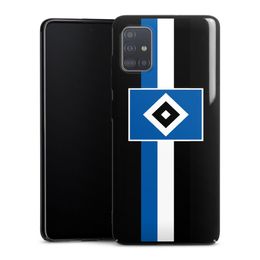 DeinDesign Galaxy A51 Handy Hard Case Schutzh&uuml;lle schwarz Smartphone Backcover Hamburger Sv Transparent Hsv Hard Case