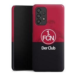 DeinDesign Galaxy A33 5G Handy Premium Case Smartphone Handyh&uuml;lle Schutzh&uuml;lle gl&auml;nzend Official Licensed Product Der Club 1. Fc N&uuml;rnberg Premium Case