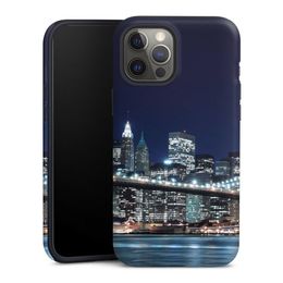 DeinDesign iPhone 12 Pro Handy Panzer Handyh&uuml;lle robuste Outdoor H&uuml;lle Schutzh&uuml;lle matt Usa Brooklyn Bridge New York Tough Case