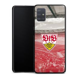 DeinDesign Galaxy A51 Handy Hard Case Schutzh&uuml;lle schwarz Smartphone Backcover Stadium Vfb Stuttgart Official Licensed Product Hard Case
