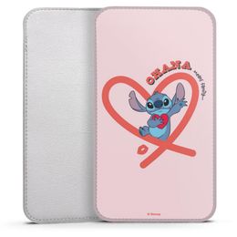 DeinDesign iPhone 16 Pro Max Handy H&uuml;lle Tasche Sleeve Socke Schutzh&uuml;lle Heart Lilo & Stitch Disney Sleeve