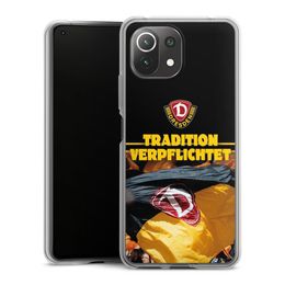 DeinDesign Xiaomi Mi 11 Lite 5G NE Handy Silikon H&uuml;lle Case transparent Handyh&uuml;lle Sg Dynamo Dresden Merchandise Sgd Silikon Case