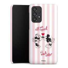 DeinDesign Galaxy A33 5G Handy Premium Case Smartphone Handyh&uuml;lle Schutzh&uuml;lle gl&auml;nzend Disney Love Premium Case