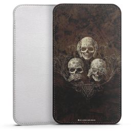 DeinDesign iPhone 16 Pro Max Handy H&uuml;lle Tasche Sleeve Socke Schutzh&uuml;lle Gothic Art Skulls Sleeve