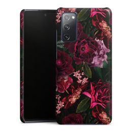 DeinDesign Galaxy S20 FE Handy Premium Case Smartphone Handyh&uuml;lle Schutzh&uuml;lle gl&auml;nzend Flowers Blossom Rose Premium Case