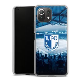 DeinDesign Xiaomi Mi 11 Lite 5G NE Handy Silikon H&uuml;lle Case transparent Handyh&uuml;lle 1. Fcm Stadium 1. Fc Magdeburg Silikon Case