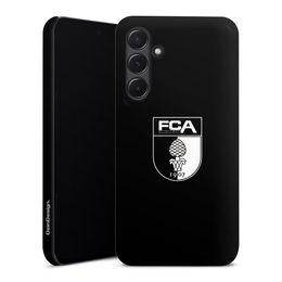 DeinDesign Galaxy A35 5G Handy Premium Case Smartphone Handyh&uuml;lle Schutzh&uuml;lle matt Logo Official Licensed Product Fc Augsburg Premium Case