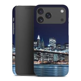 DeinDesign iPhone 17 Pro Max Handy Premium Case Smartphone Handyh&uuml;lle Schutzh&uuml;lle gl&auml;nzend Usa Brooklyn Bridge New York Premium Case