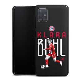 DeinDesign Galaxy A51 Handy Hard Case Schutzh&uuml;lle schwarz Smartphone Backcover Fc Bayern M&uuml;nchen Klara B&uuml;hl Official Licensed Product Hard Case