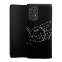 DeinDesign Galaxy A33 5G Handy Premium Case Smartphone Handyh&uuml;lle Schutzh&uuml;lle gl&auml;nzend Adler Mannheim Ice Hockey Sports Premium Case