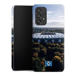 DeinDesign Galaxy A33 5G Handy Premium Case Smartphone Handyh&uuml;lle Schutzh&uuml;lle gl&auml;nzend Hamburger Sv Hsv Stadium Premium Case