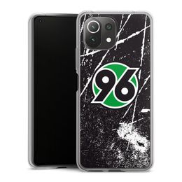 DeinDesign Xiaomi Mi 11 Lite 5G NE Handy Silikon H&uuml;lle Case transparent Handyh&uuml;lle H96 Hannover 96 Coat Of Arms Silikon Case