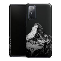 DeinDesign Galaxy S20 FE Handy Premium Case Smartphone Handyh&uuml;lle Schutzh&uuml;lle gl&auml;nzend Snow Mountain Mountain Top Premium Case