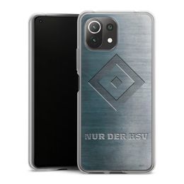 DeinDesign Xiaomi Mi 11 Lite 5G NE Handy Silikon H&uuml;lle Case transparent Handyh&uuml;lle Hsv Metallic Look Hamburger Sv Silikon Case