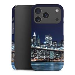 DeinDesign iPhone 17 Pro Handy Premium Case Smartphone Handyh&uuml;lle Schutzh&uuml;lle gl&auml;nzend Usa Brooklyn Bridge New York Premium Case