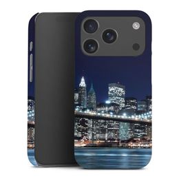 DeinDesign iPhone 17 Pro Handy Premium Case Smartphone Handyh&uuml;lle Schutzh&uuml;lle matt Usa Brooklyn Bridge New York Premium Case