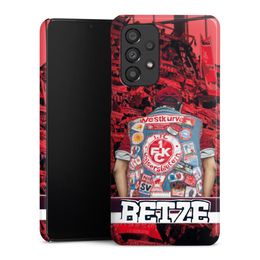 DeinDesign Galaxy A33 5G Handy Premium Case Smartphone Handyh&uuml;lle Schutzh&uuml;lle gl&auml;nzend 1. Fck Official Licensed Product 1. Fc Kaiserslautern Premium Case