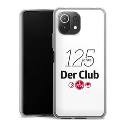 DeinDesign Xiaomi Mi 11 Lite 5G NE Handy Silikon H&uuml;lle Case transparent Handyh&uuml;lle 1. Fcn 1. Fc N&uuml;rnberg 125 Jahre Silikon Case