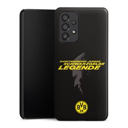 DeinDesign Galaxy A33 5G Handy Premium Case Smartphone Handyh&uuml;lle Schutzh&uuml;lle gl&auml;nzend Borussia Dortmund Bvb Marco Reus Premium Case