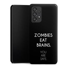 DeinDesign Galaxy A33 5G Handy Premium Case Smartphone Handyh&uuml;lle Schutzh&uuml;lle gl&auml;nzend Zombie Statement Funny Premium Case