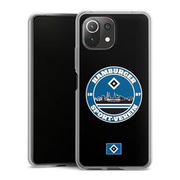 DeinDesign Xiaomi Mi 11 Lite 5G NE Handy Silikon H&uuml;lle Case transparent Handyh&uuml;lle Hsv Logo Hamburger Sv Silikon Case