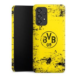 DeinDesign Galaxy A33 5G Handy Premium Case Smartphone Handyh&uuml;lle Schutzh&uuml;lle gl&auml;nzend Borussia Dortmund Bvb Official Licensed Product Premium Case