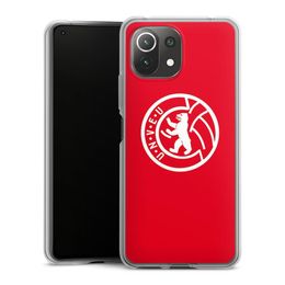 DeinDesign Xiaomi Mi 11 Lite 5G NE Handy Silikon H&uuml;lle Case transparent Handyh&uuml;lle Bear 1. Fc Union Berlin Official Licensed Product Silikon Case