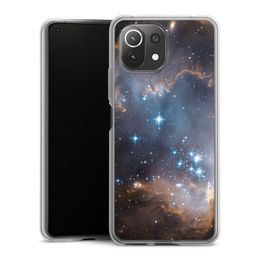 DeinDesign Xiaomi Mi 11 Lite 5G NE Handy Silikon H&uuml;lle Case transparent Handyh&uuml;lle Galaxy Weltall Star Silikon Case