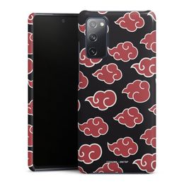 DeinDesign Galaxy S20 FE Handy Premium Case Smartphone Handyh&uuml;lle Schutzh&uuml;lle gl&auml;nzend Naruto Shippuden Pattern Akatsuki Premium Case
