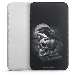 DeinDesign iPhone 16 Pro Max Handy H&uuml;lle Tasche Sleeve Socke Schutzh&uuml;lle Raven Skulls Skull Sleeve