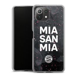 DeinDesign Xiaomi Mi 11 Lite 5G NE Handy Silikon H&uuml;lle Case transparent Handyh&uuml;lle Fc Bayern M&uuml;nchen Girl Style Mia San Mia Silikon Case