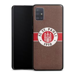 DeinDesign Galaxy A51 Handy Hard Case Schutzh&uuml;lle schwarz Smartphone Backcover Fc St. Pauli Logo Official Licensed Product Hard Case