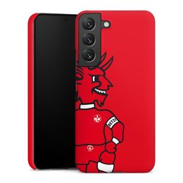 DeinDesign Galaxy S22 Handy Premium Case Smartphone Handyh&uuml;lle Schutzh&uuml;lle matt 1. Fc Kaiserslautern Official Licensed Product Soccer Premium Case