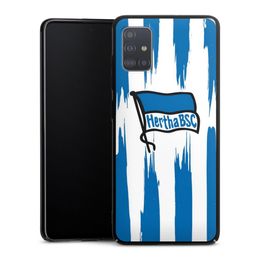 DeinDesign Galaxy A51 Handy Hard Case Schutzh&uuml;lle schwarz Smartphone Backcover Bundesliga Hertha Bsc Official Licensed Product Hard Case