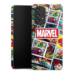 DeinDesign Galaxy A33 5G Handy Premium Case Smartphone Handyh&uuml;lle Schutzh&uuml;lle gl&auml;nzend Muster Comic Marvel Premium Case