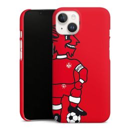 DeinDesign iPhone 14 Handy Premium Case Smartphone Handyh&uuml;lle Schutzh&uuml;lle matt 1. Fc Kaiserslautern Official Licensed Product Soccer Premium Case